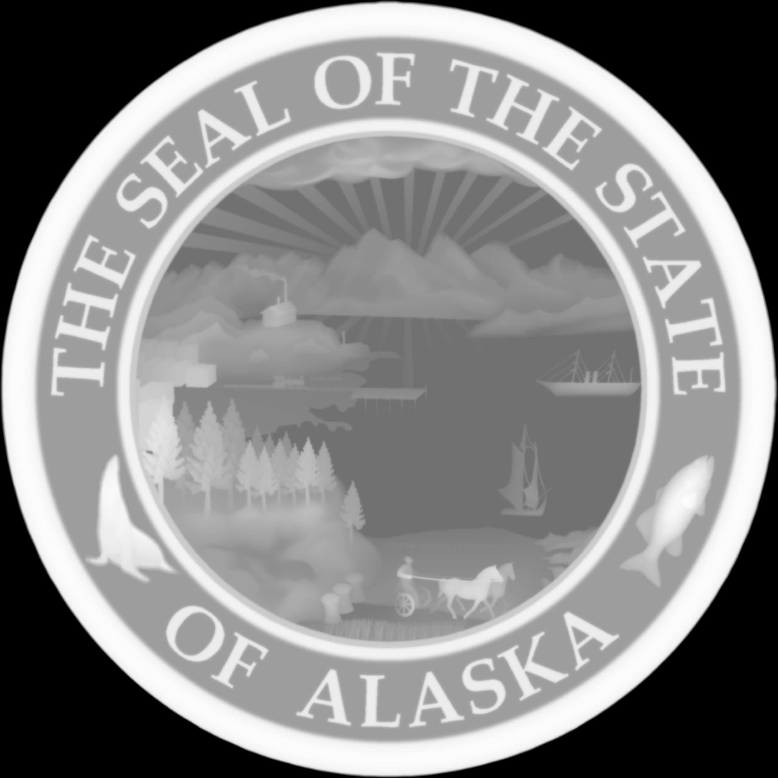 State Seal 3D STL Model for CNC Routers & 3D Printers - Etsy