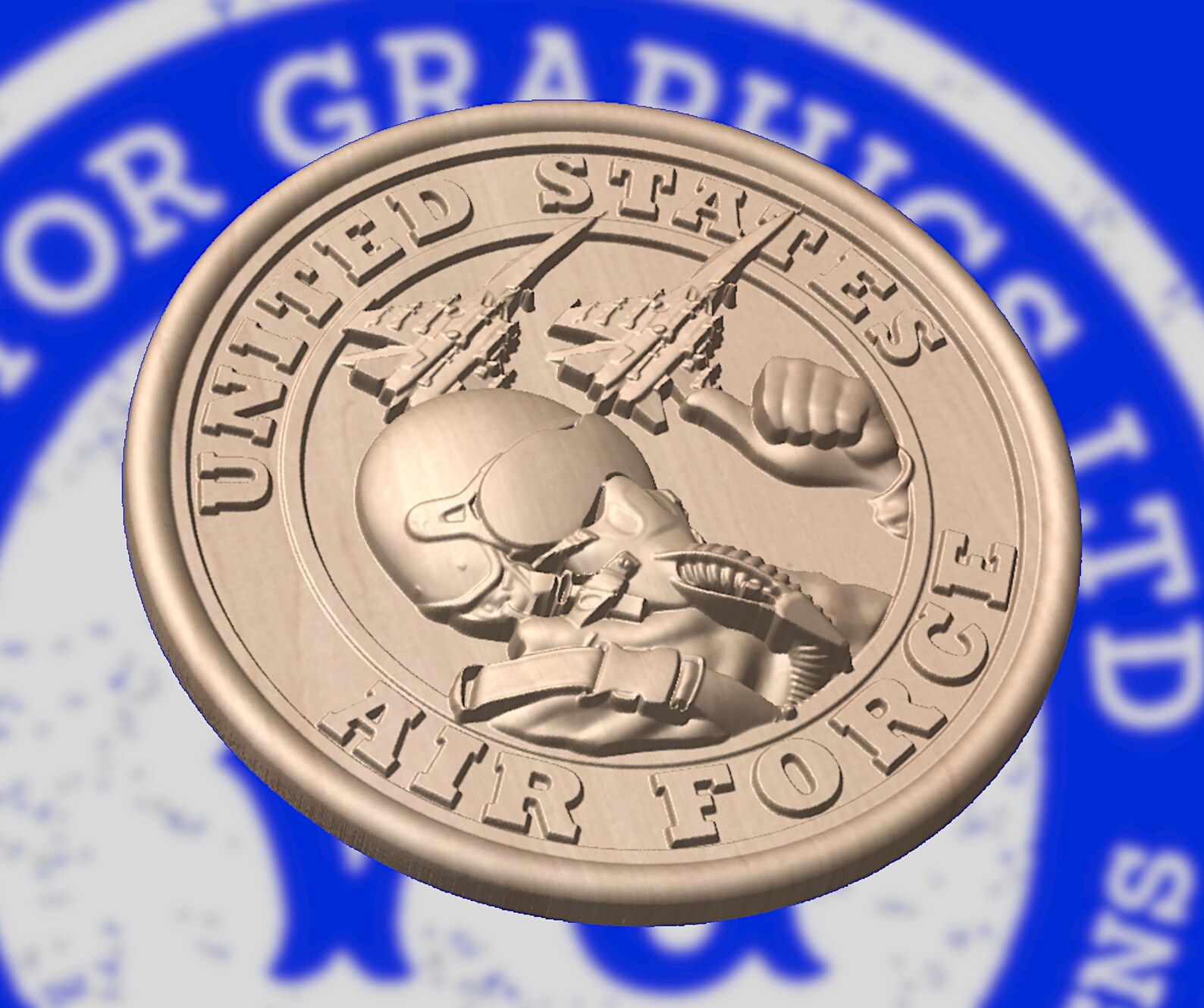 US Military Pilot 3D STL Model for CNC Routers & 3D Printers - Etsy