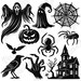 Halloween-themed Silhouette Bundle: Vector Graphics, Multiple Formats ...
