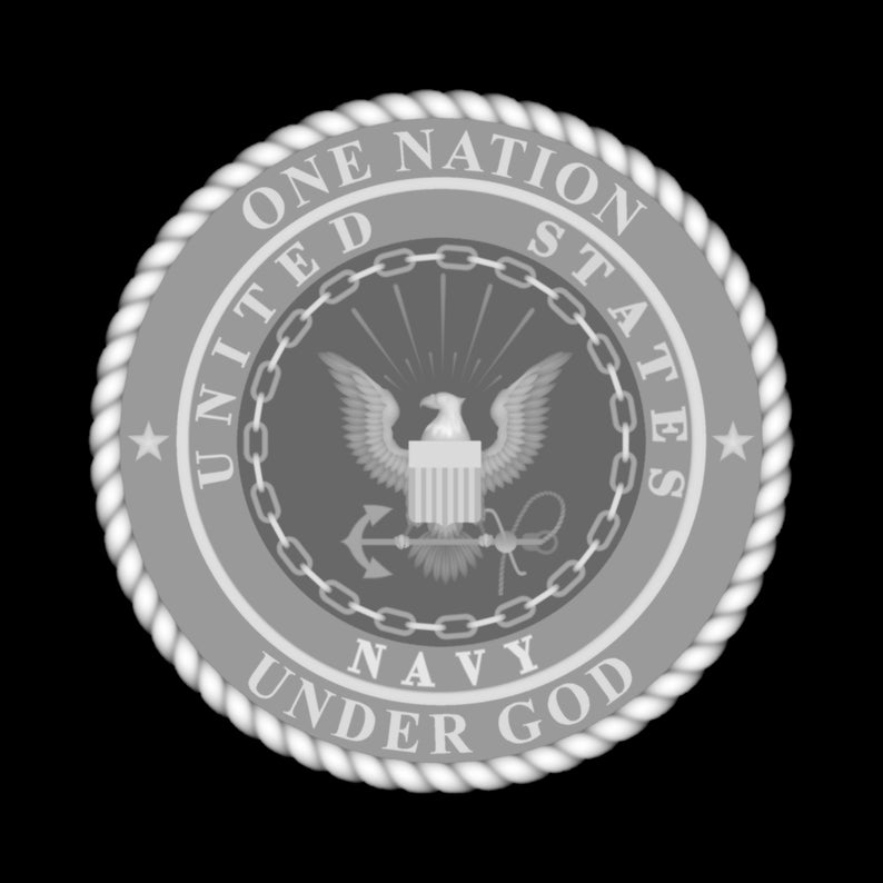 US Military Seal 3D STL Model for CNC Routers & 3D Printers - Etsy