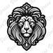 Premium Lion Head Vector Bundle: Silhouette Cut Files in Multiple ...