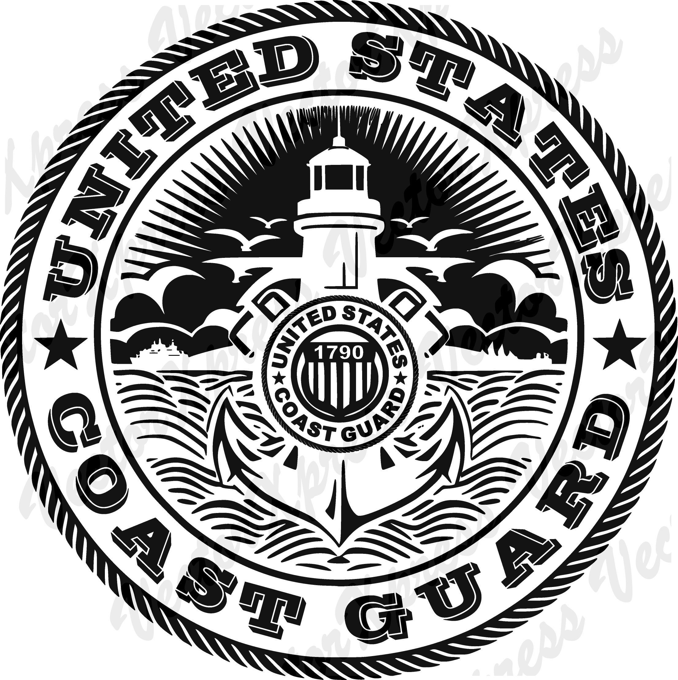 US Military Vector Cut File for CNC Routers, Lasers, Cricut ...