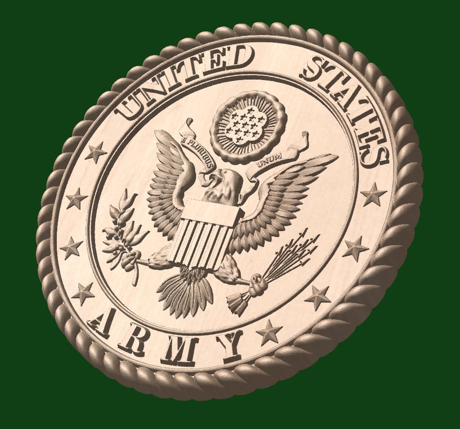 US Military 3D STL Model for CNC Routers & 3D Printers - Etsy