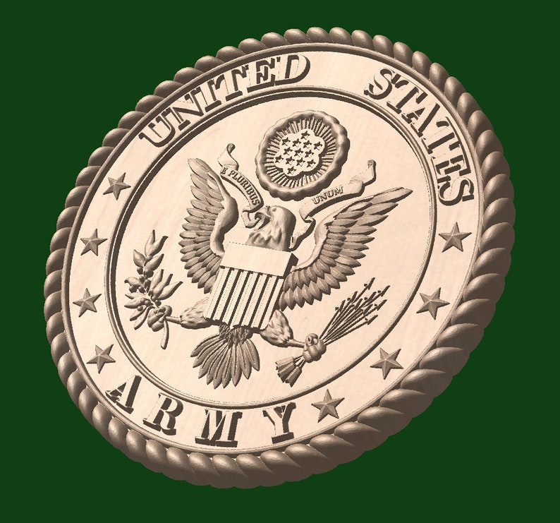 US Military 3D STL Model for CNC Routers & 3D Printers - Etsy