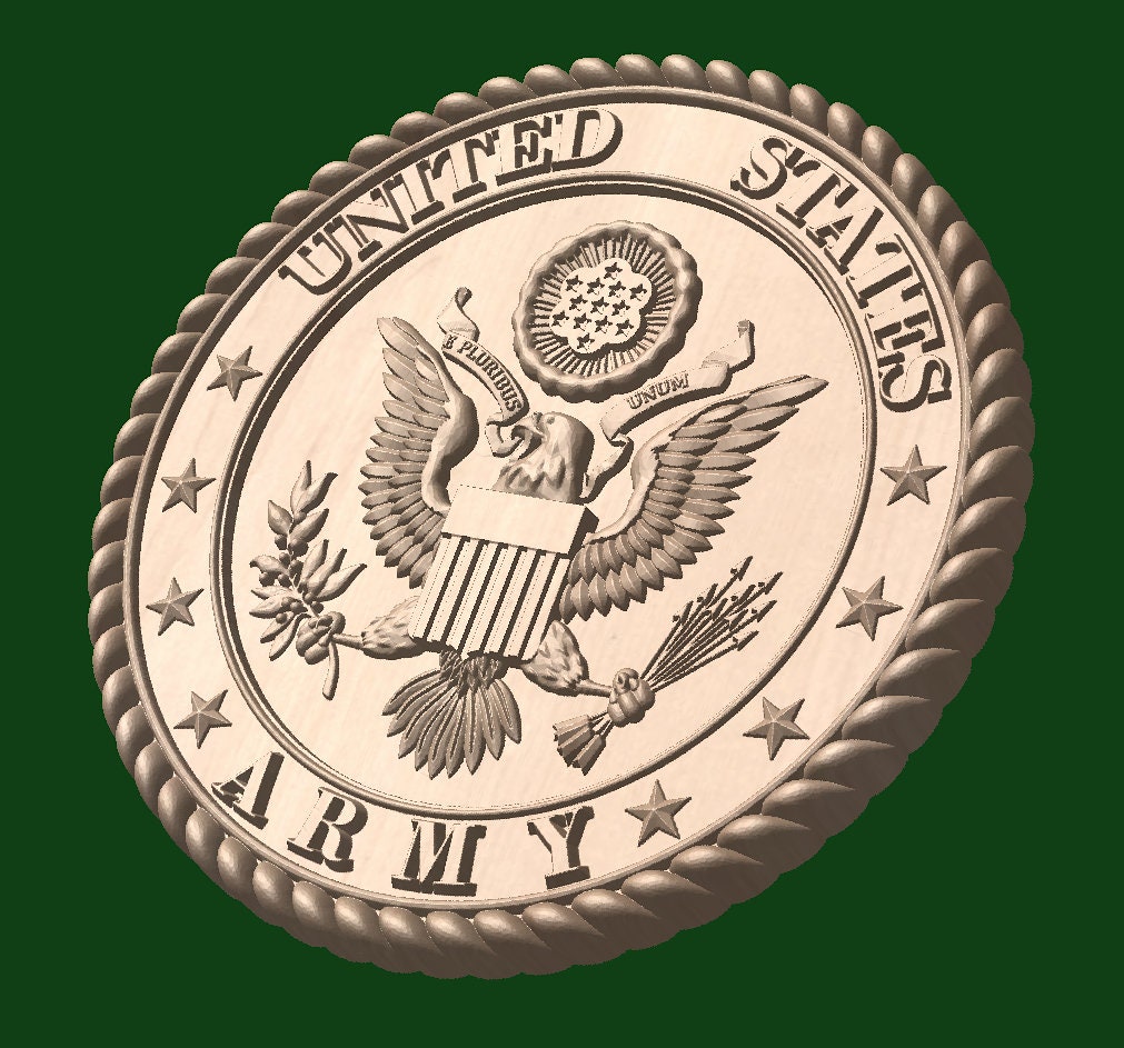 US Military 3D STL Model for CNC Routers & 3D Printers - Etsy