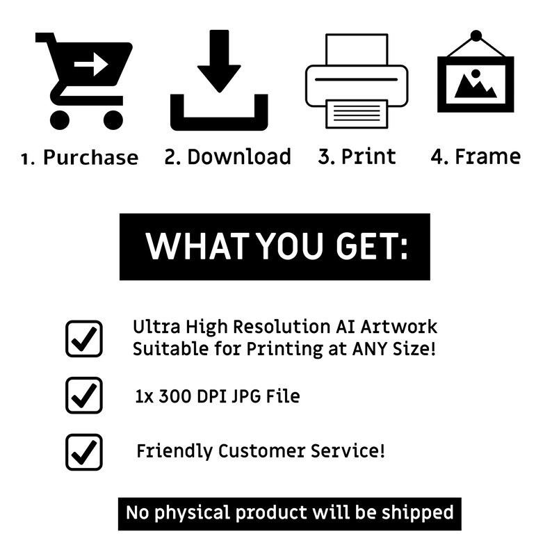 Ultra High Resolution Alien Poster Digital Download AI Generated Art ...