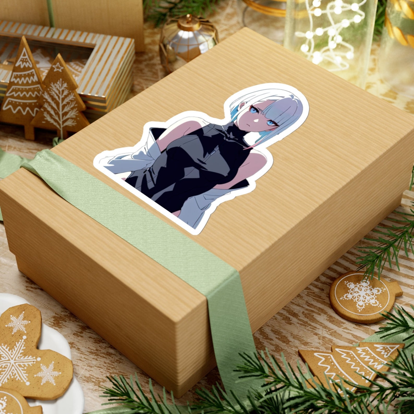 Cyberpunk Edgerunners Lucy Sticker, Anime Sticker, Cyberpunk 2077 ...