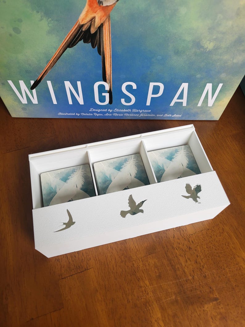 Wingspan Complete Base Game Organizer Additional Room for Expansion ...