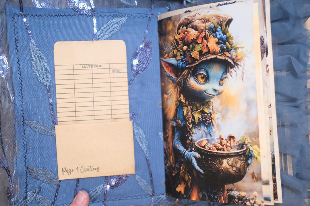 Labyrinth-inspired Fantasy Junk Journal With Writing Board Handmade #86 ...