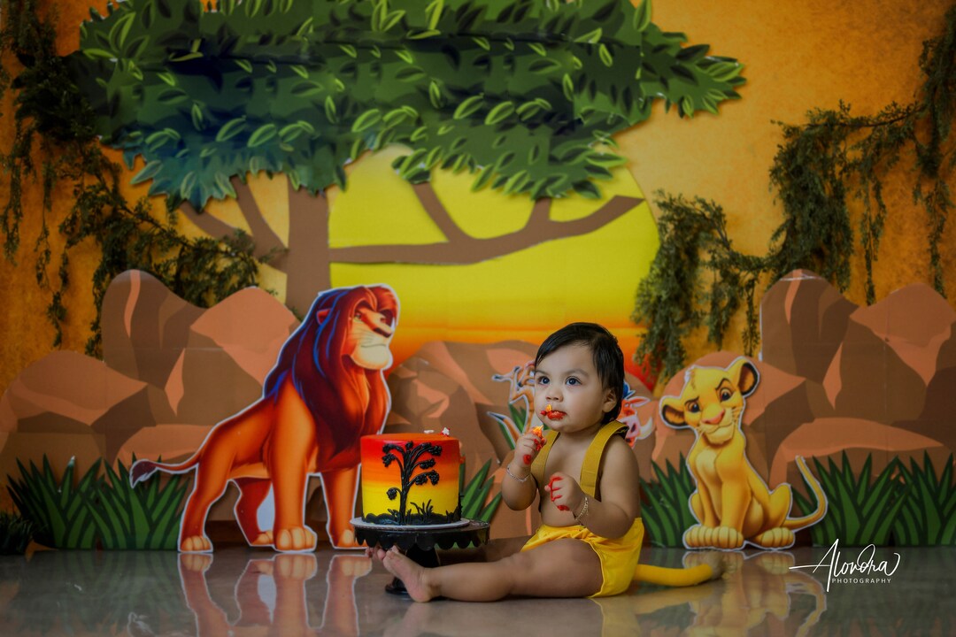 Lion King-fabric Backdrop-alondra Backdrops - Etsy