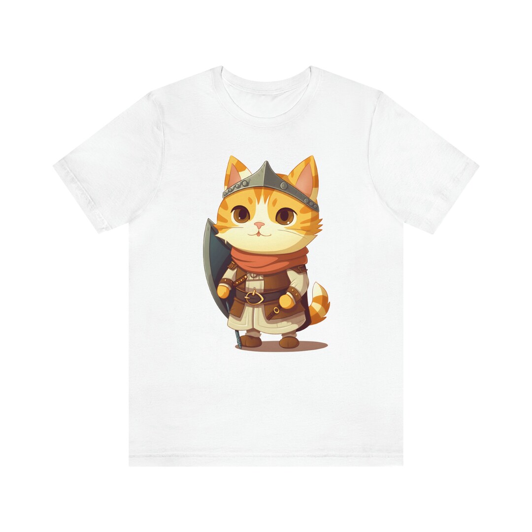 Ginger Warrior Cat T-shirt - Etsy