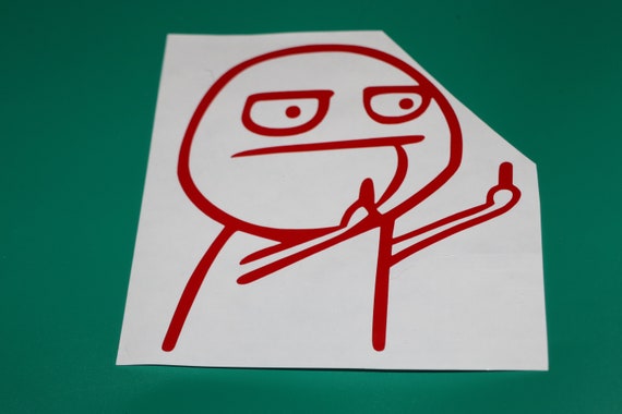 Middle Finger Cartoon Guy