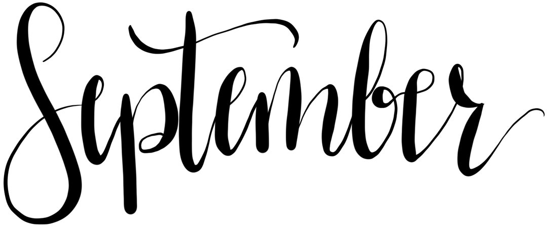 September Script Digital Download - Etsy