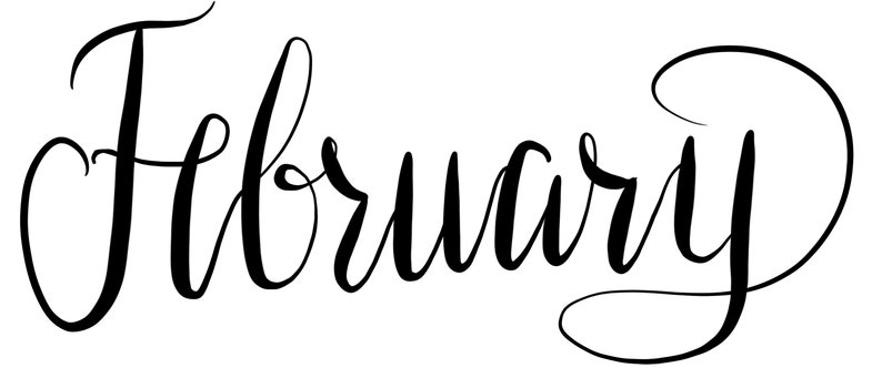 February Script Digital Download - Etsy