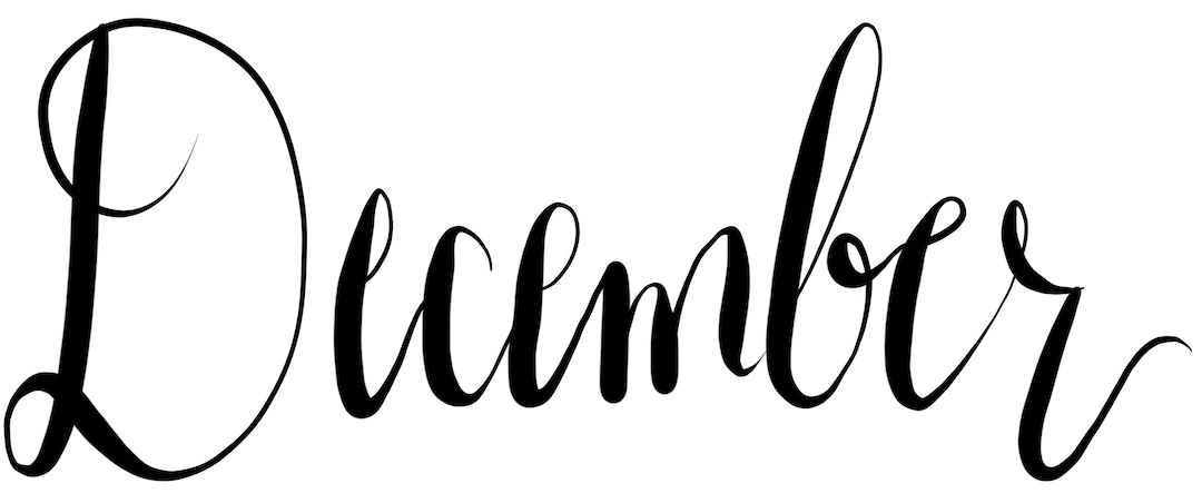 December Script Digital Download - Etsy