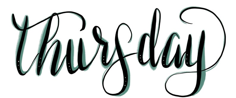 Day of the Week Digital Sticker Template - Etsy