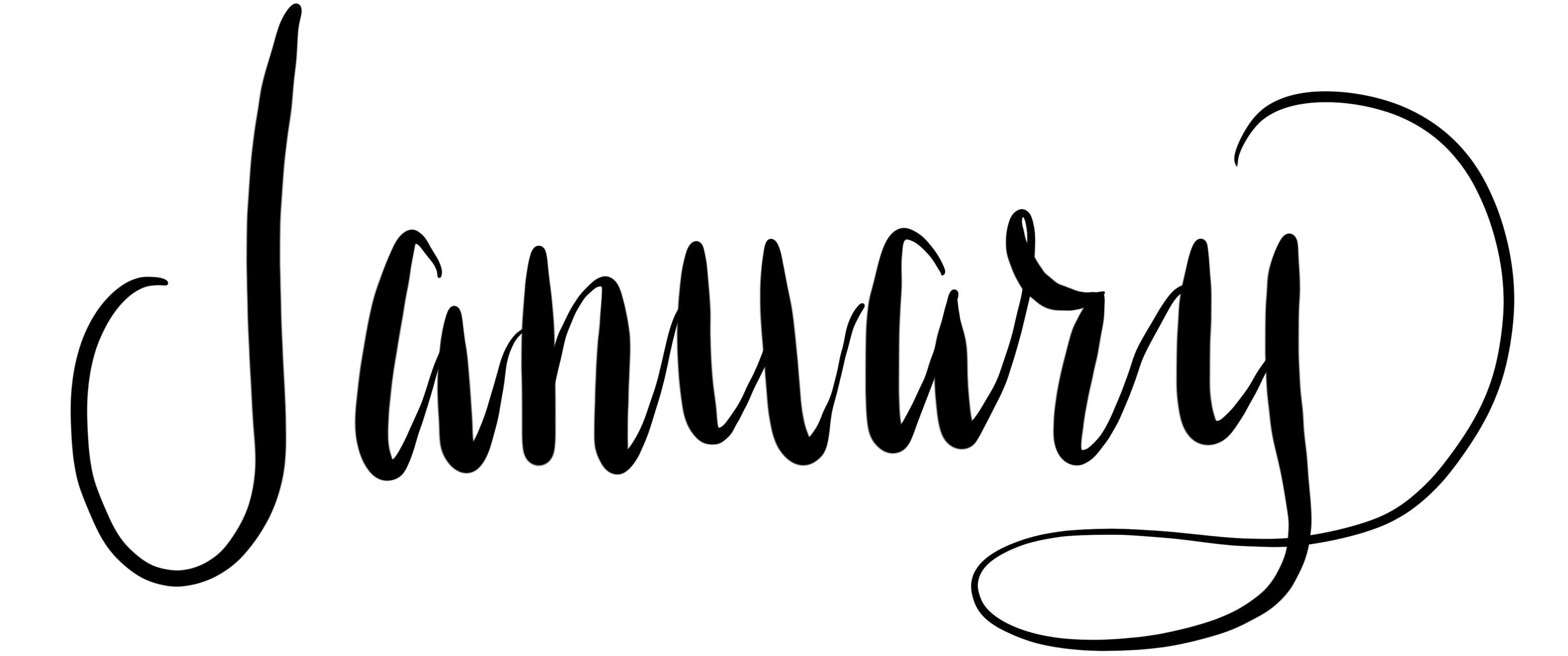 January Script Digital Download - Etsy