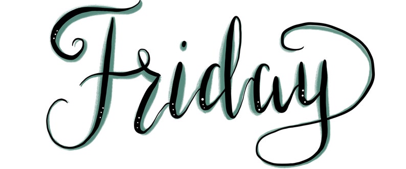 Day of the Week Digital Sticker Template - Etsy