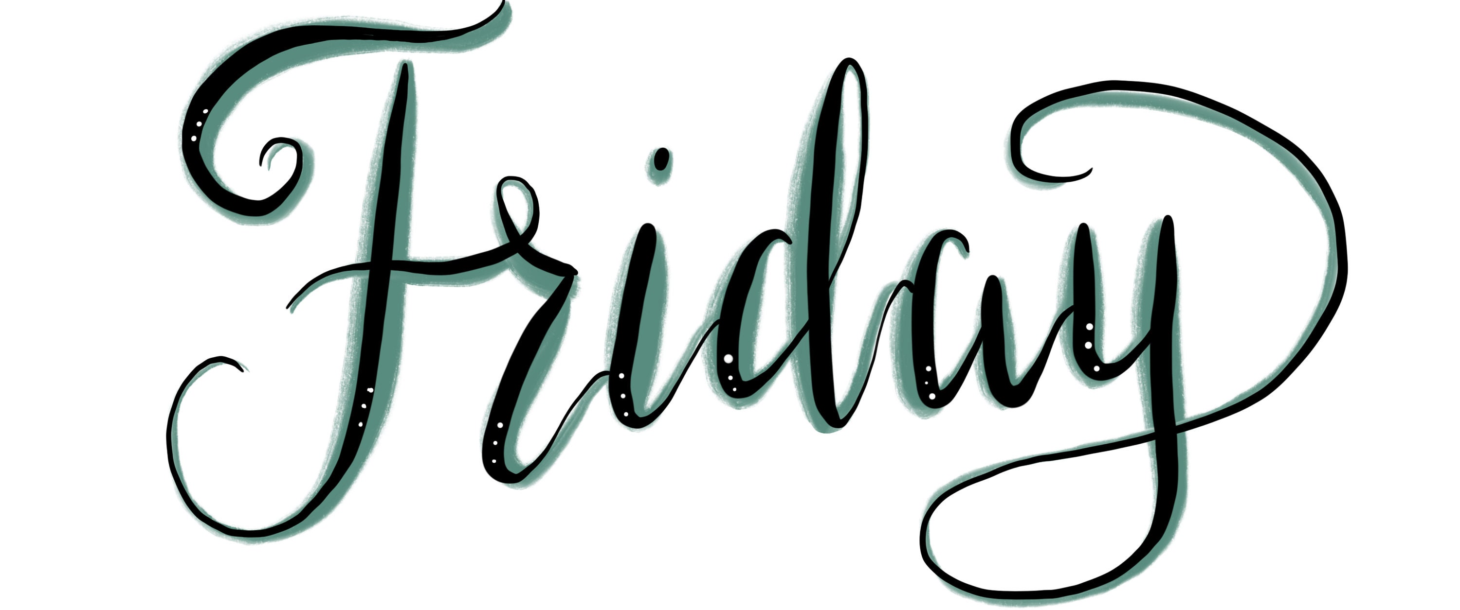 Day of the Week Digital Sticker Template - Etsy