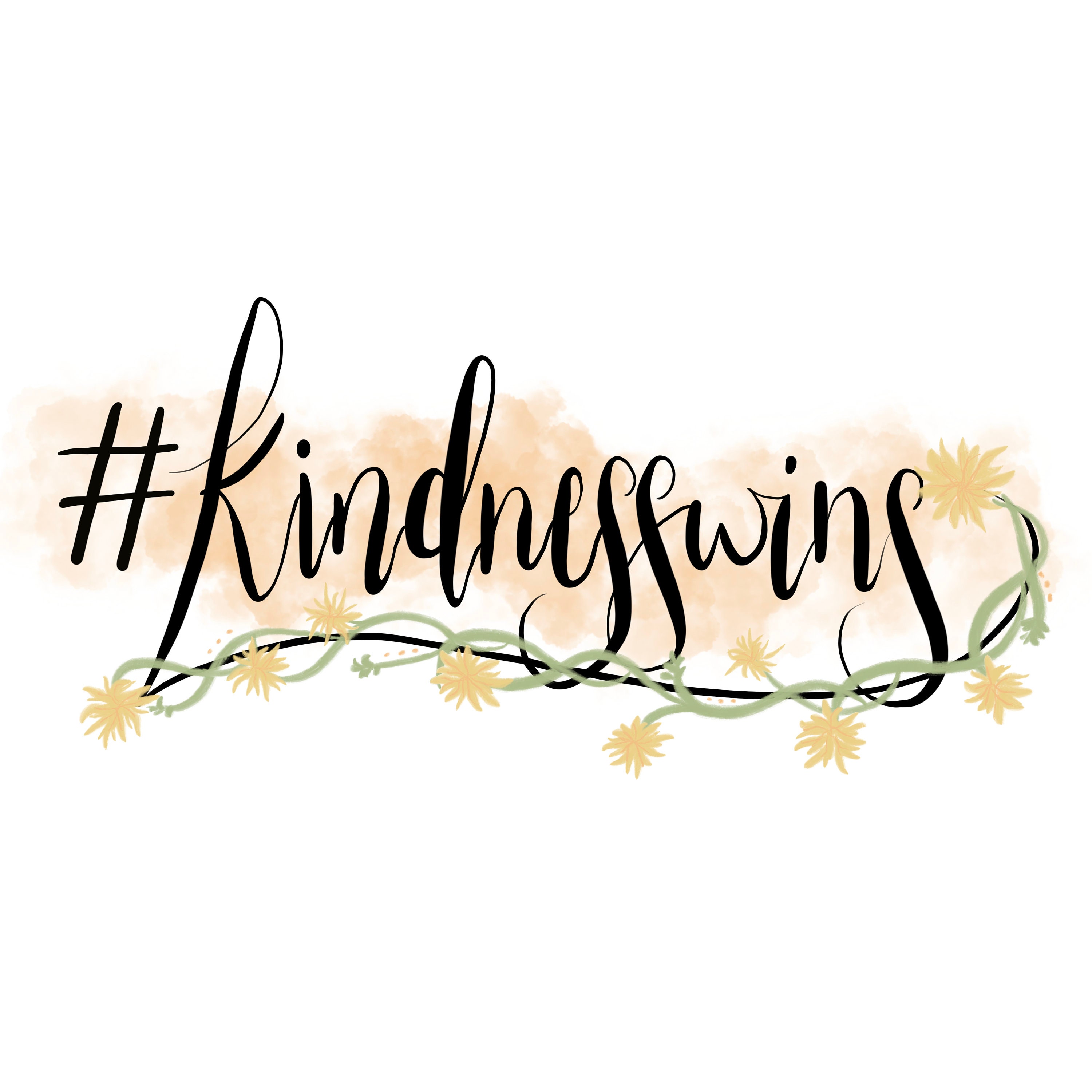 Kindness Wins Digital Download Word Art, Inspirational Decor, Home ...