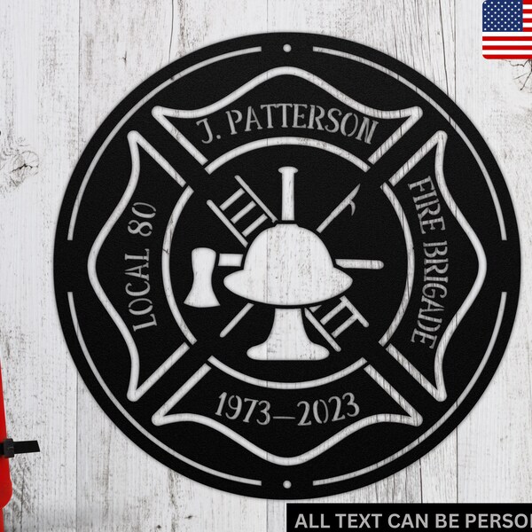 Personalized Fireman - Etsy