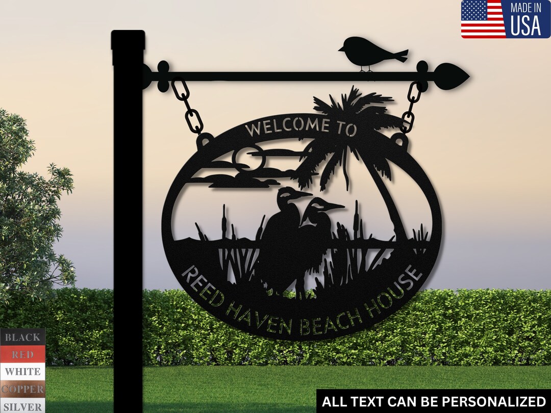 Metal Sign for Beach Houses, Rental Properties or Coastal Vacation ...