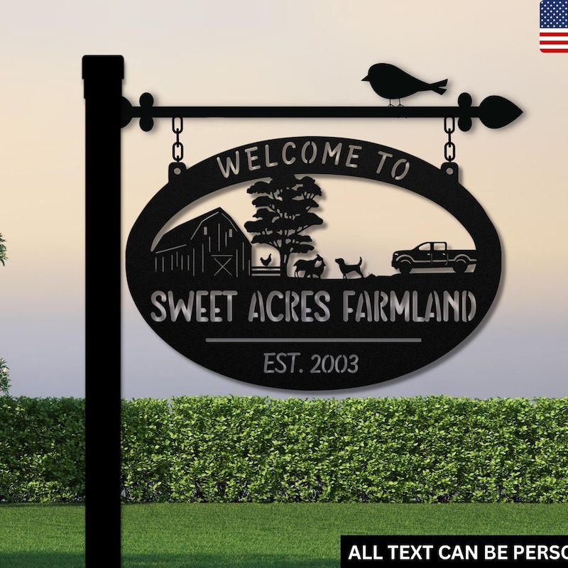Metal Farm Signs - Etsy