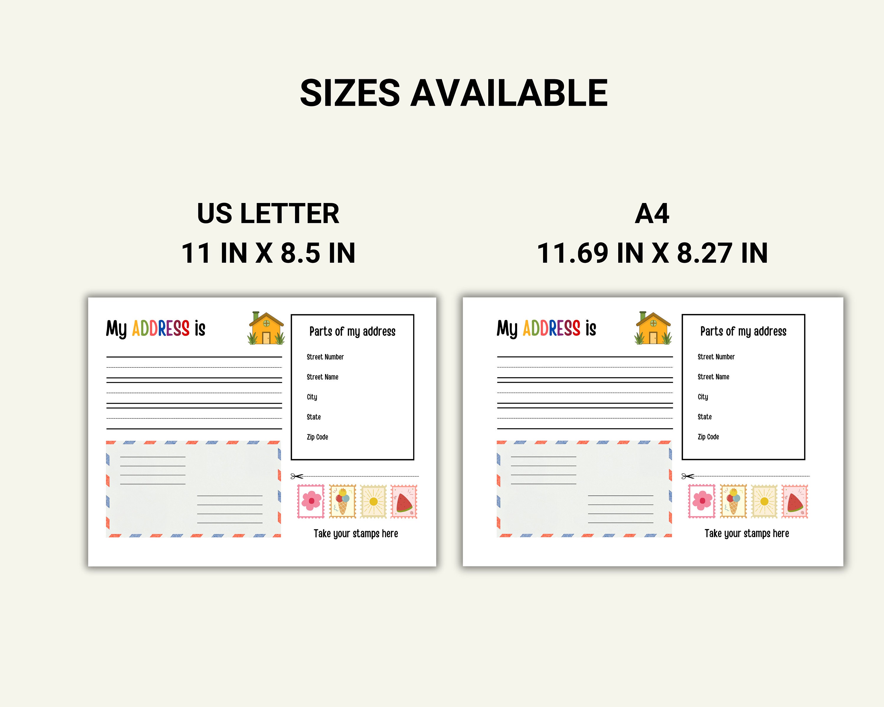 Life Skills for Kids Worksheets Printable Bundle, Phone Number ...