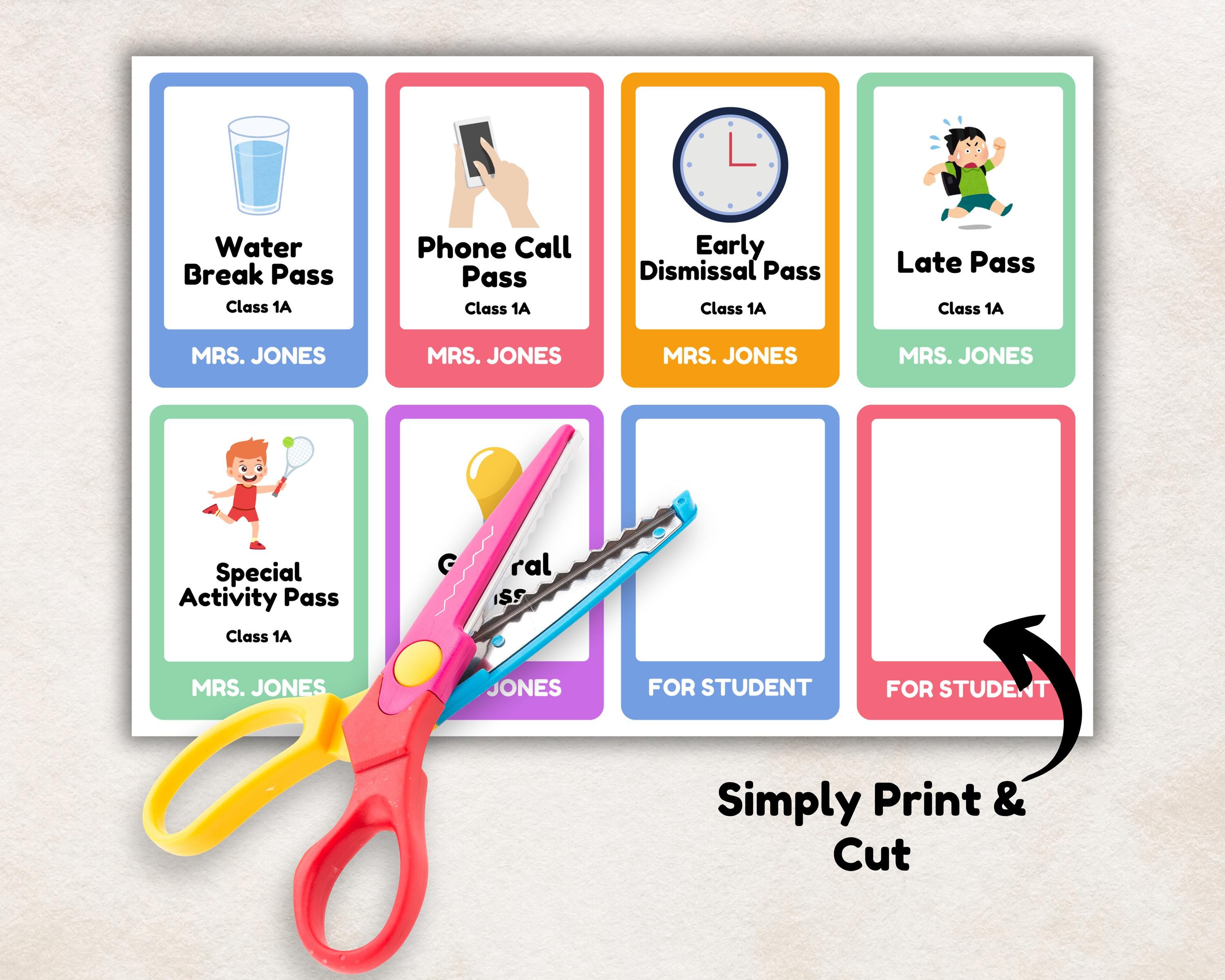 Custom Hall Pass Template, Teacher Hall Pass, Teacher Must Have ...