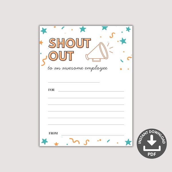 Shout Out Cards - Etsy