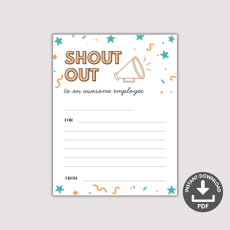 Shout Out Cards - Etsy