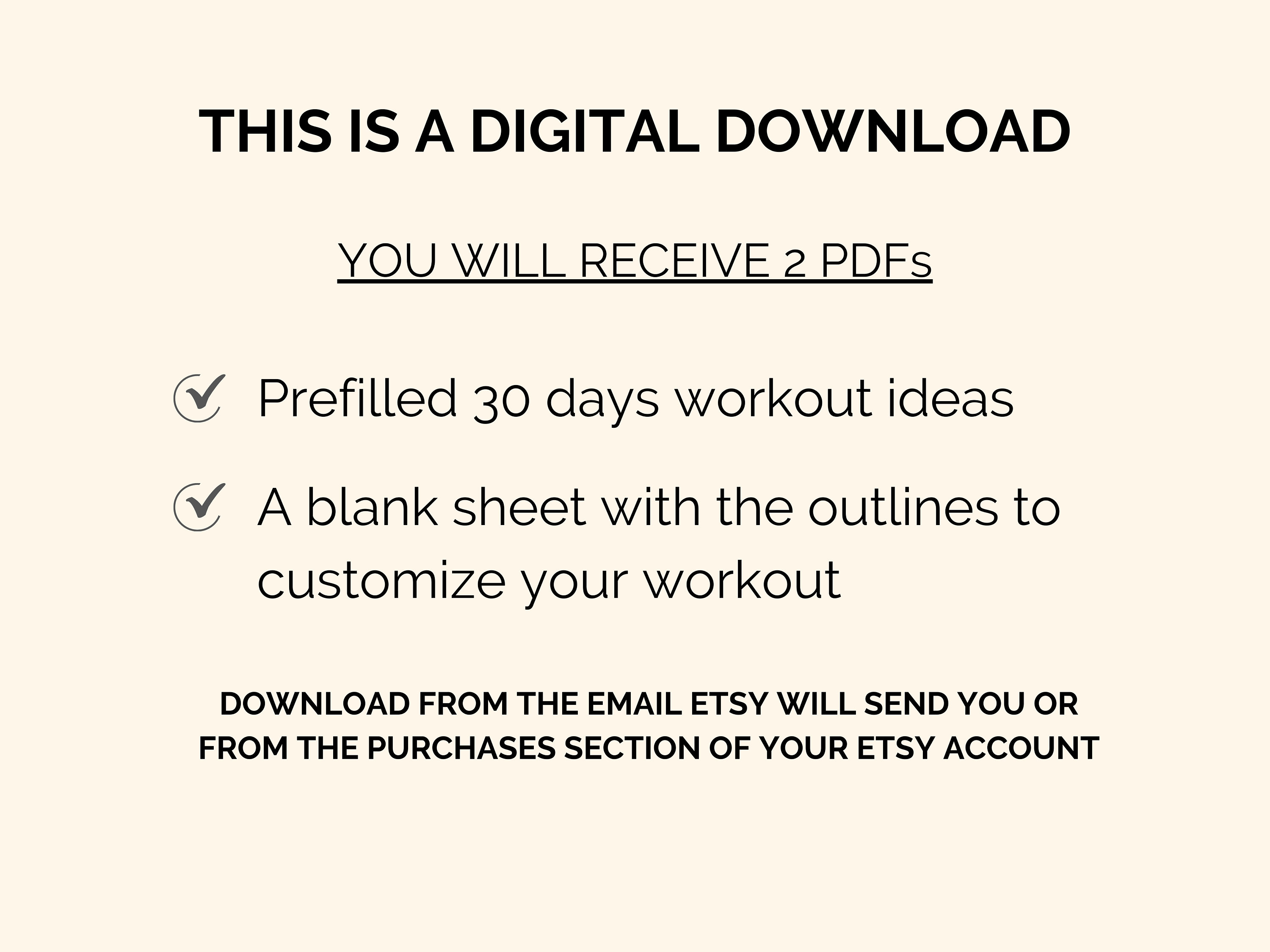 30 Day Fitness Challenge Printable, Home Workout Planner Editable PDF ...