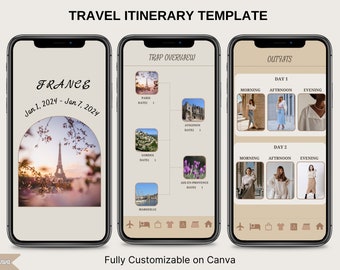 3 Day Paris Itinerary Editable Google Word Doc (Instant Download) - Etsy