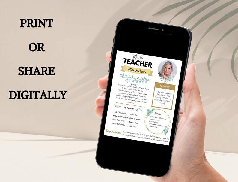 Meet the Teacher Template, Canva Template, Groovy Meet the Teacher ...