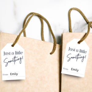 Just a Little Something Gift Tag Printable, Appreciation Gift Tag ...