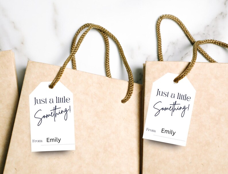 Just a Little Something Gift Tag Printable, Appreciation Gift Tag ...