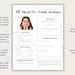 All About Me Editable Canva Template, First Day of School, Get to Know ...