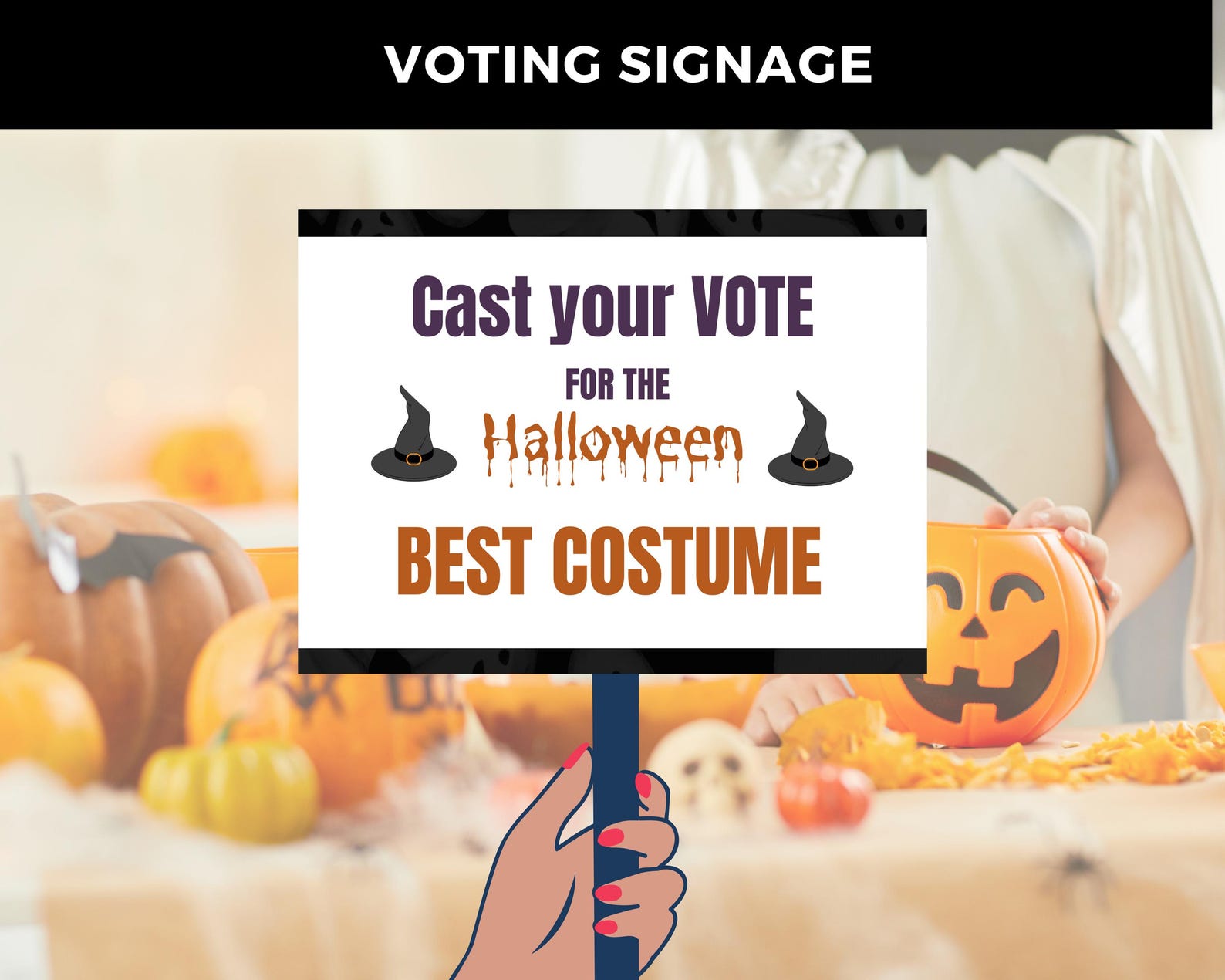 Halloween Costume Contest Kit, Editable Costume Contest Ballots, Best ...