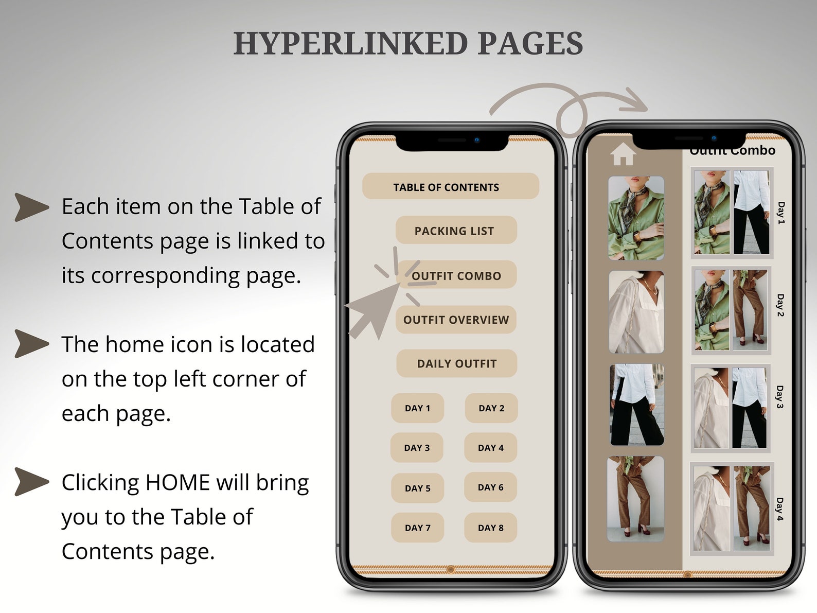 Digital Outfit Planner Editable Canva Template With Clickable Links ...