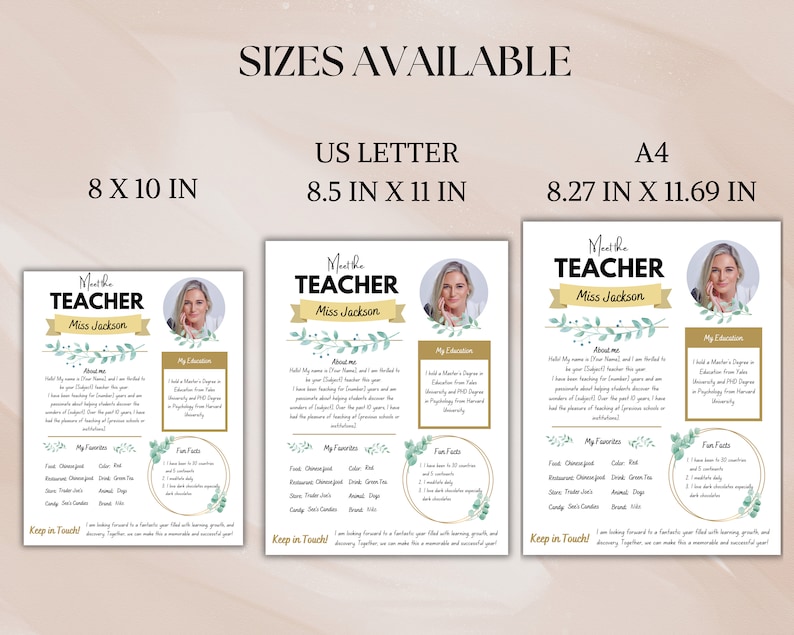 Meet the Teacher Template, Canva Template, Groovy Meet the Teacher ...