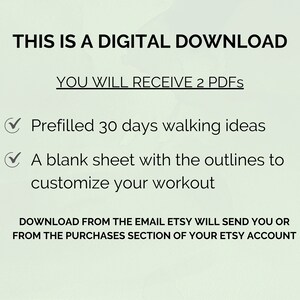 30-day Walking Challenge, Printable Walking Planner, Daily Walking Plan ...
