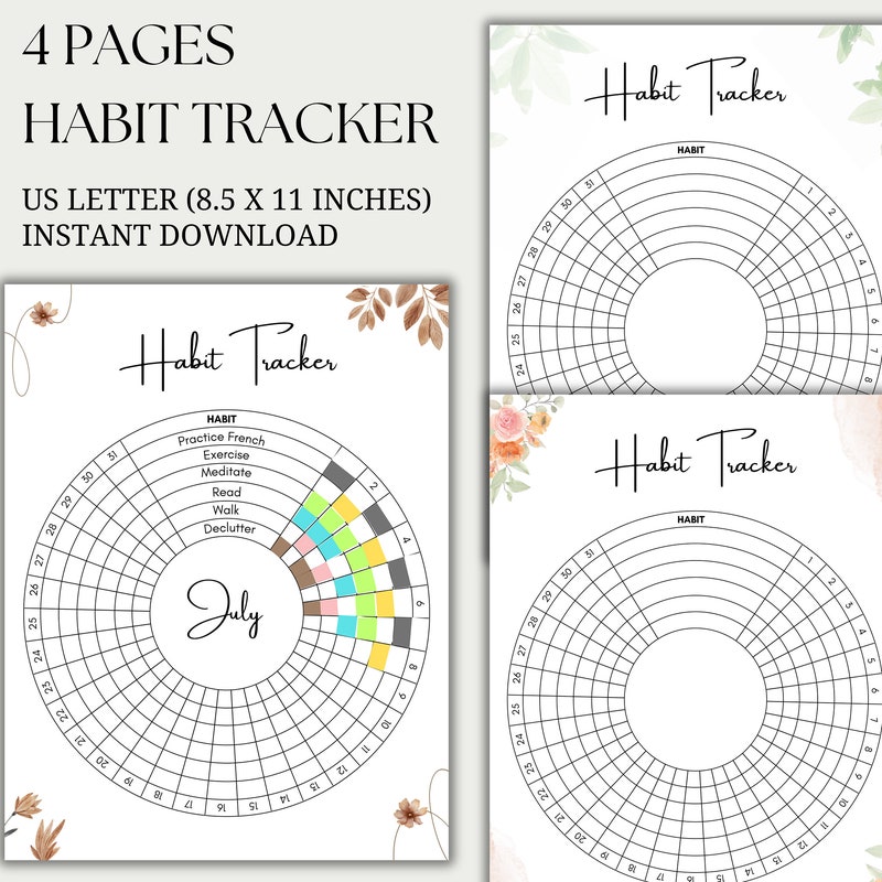 Circle Tracker - Etsy