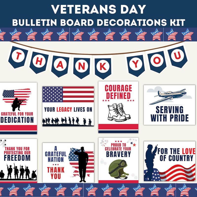 Veterans Day Decor - Etsy