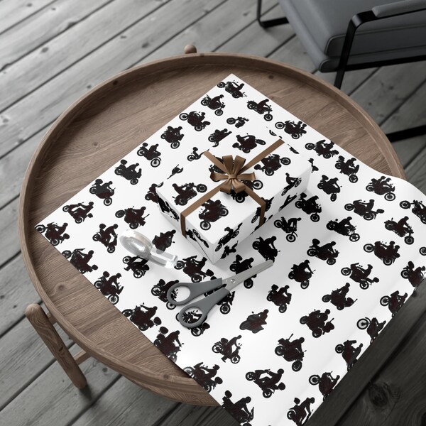 Motorcycle Wrapping Paper - Etsy