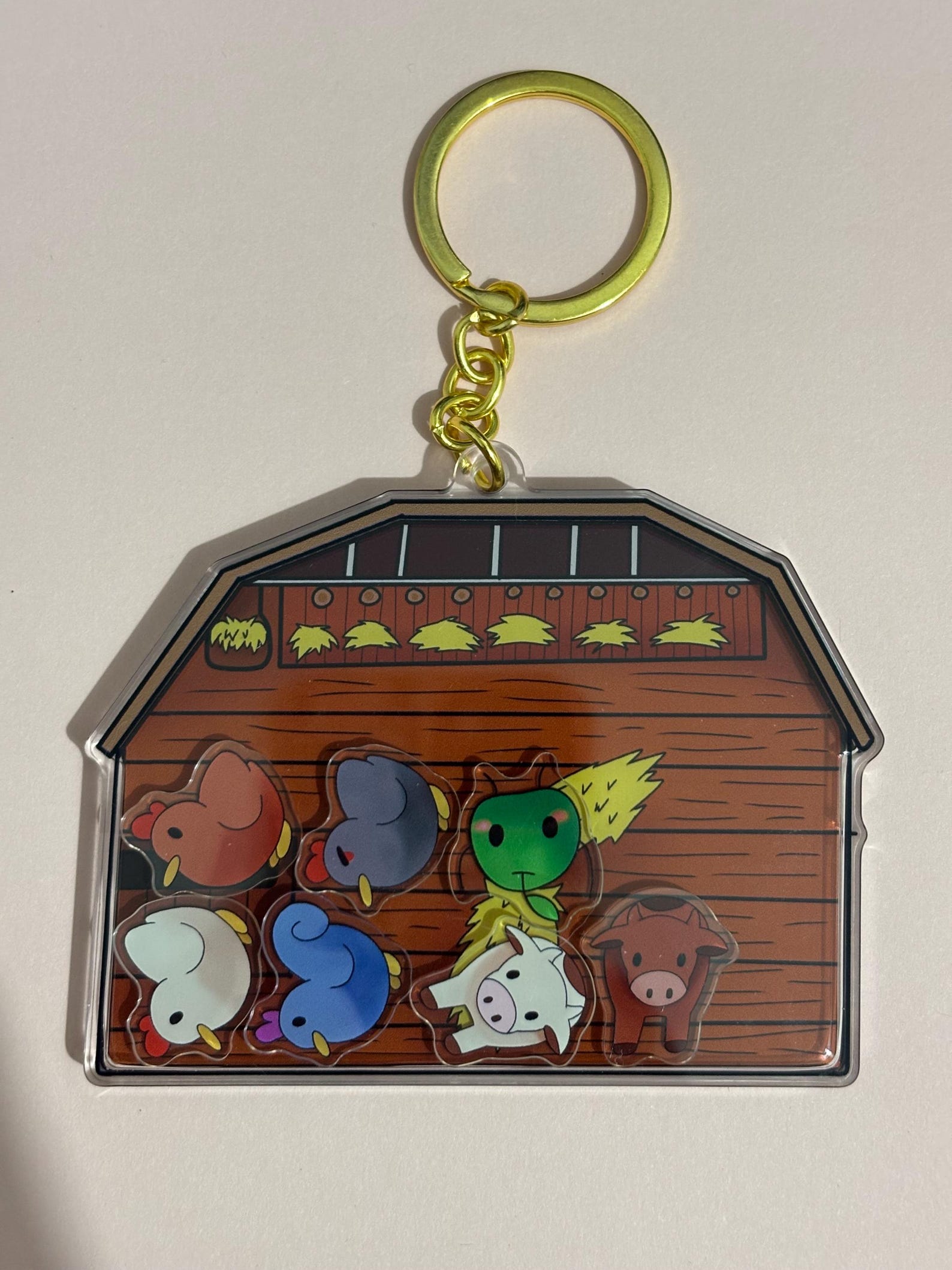 Stardew Valley Farm Animal Shaker Keychain - Etsy