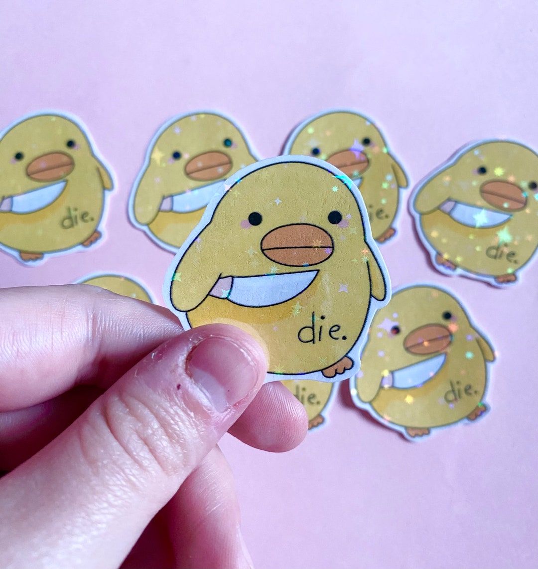 Die Meme Duckling Sticker - Etsy
