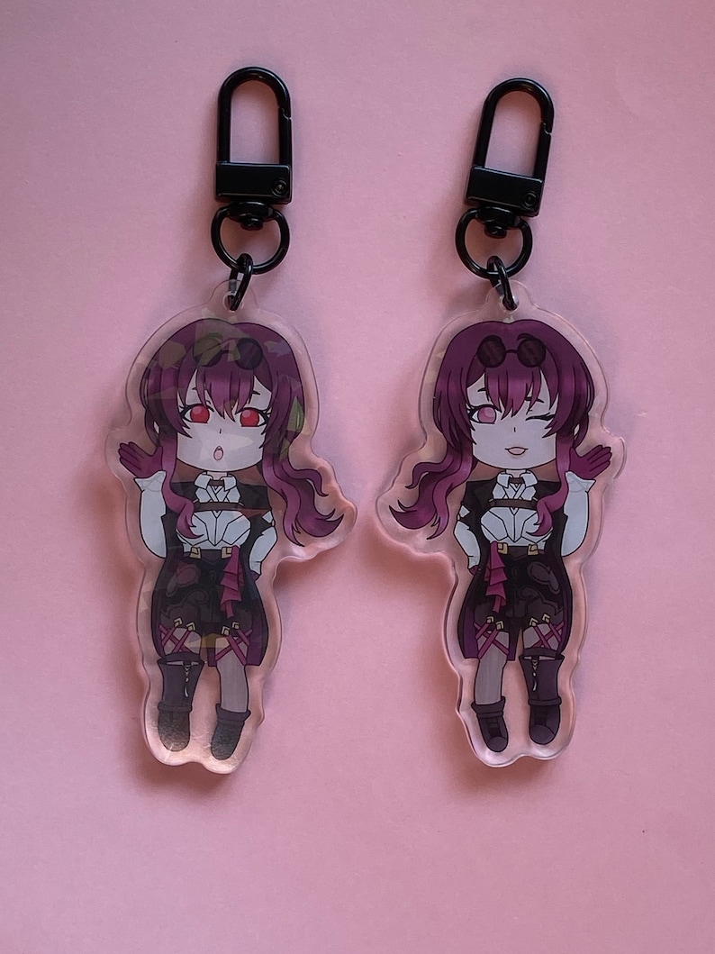 HSR Kafka Holographic Keychain - Etsy