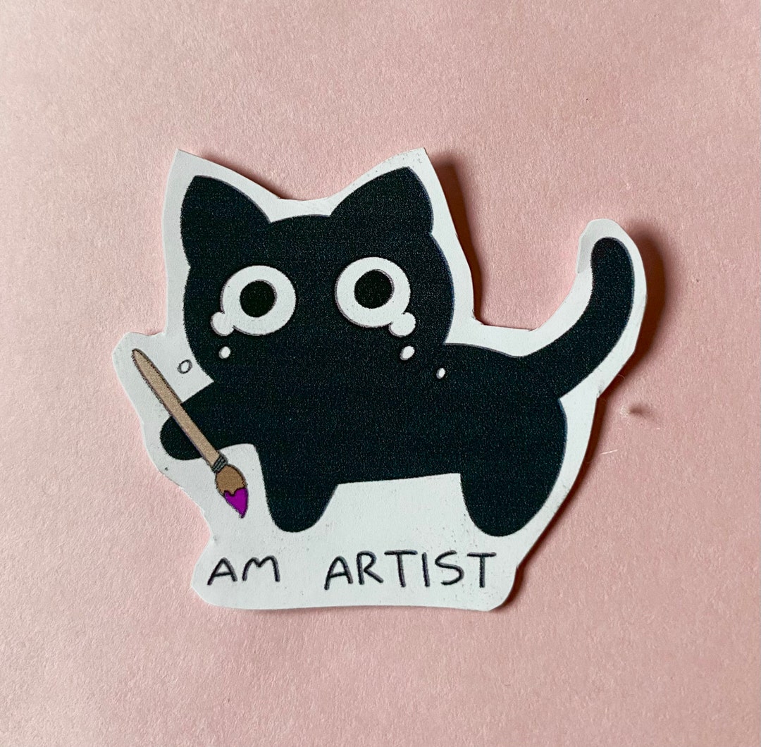 Am Artist Meme Cat - Etsy