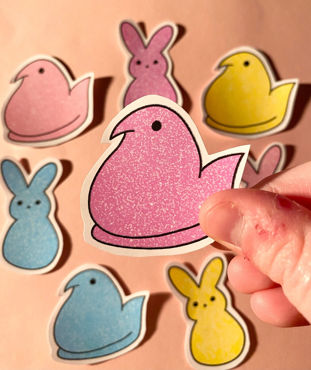 Peep Stickers (retiring Design) - Etsy