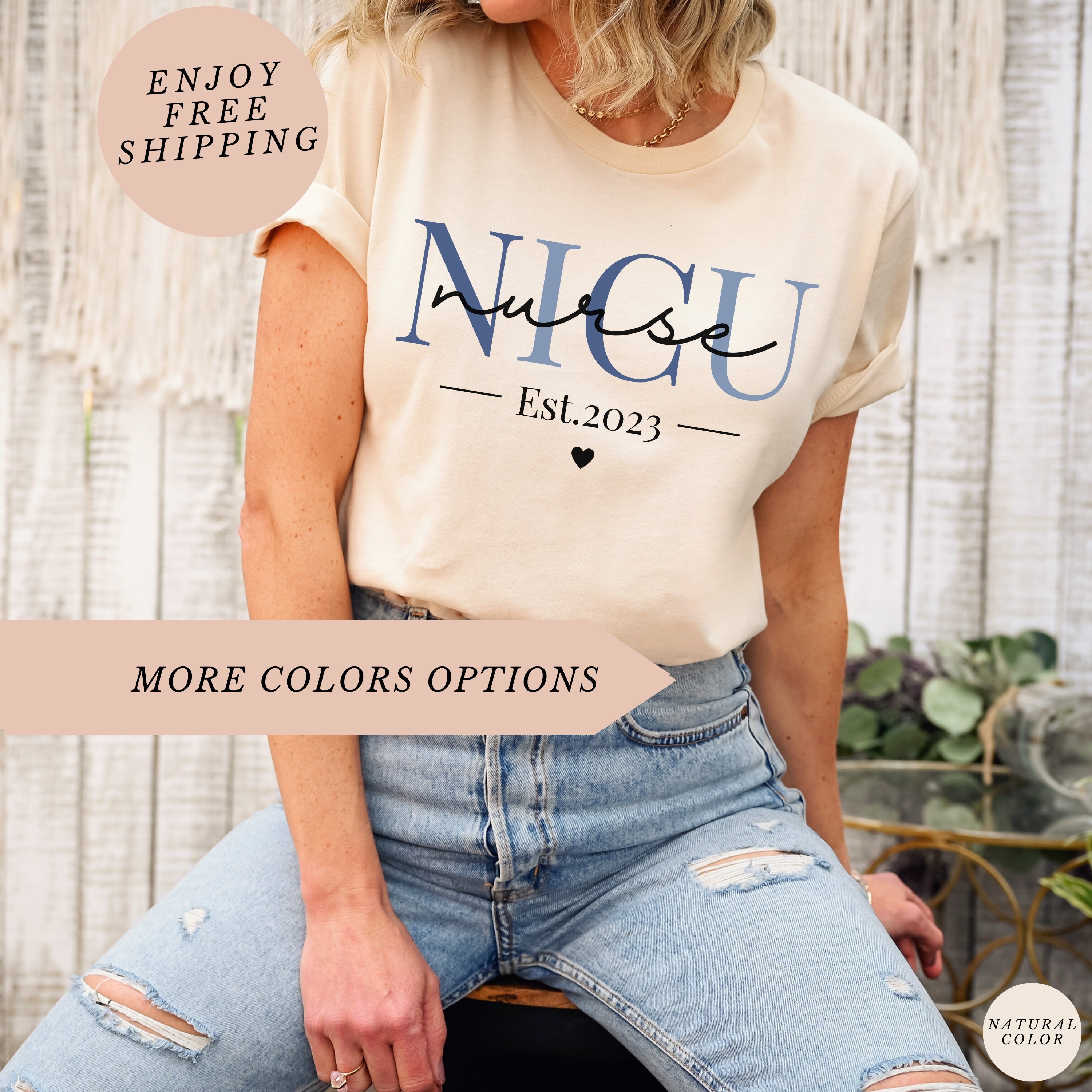 NICU Nurse Shirt ICU Nurse Appreciation Gifts Custom Nurse Sweater ...